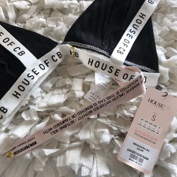 House of CB | Intimates & Sleepwear | House Of Cb Ribbed Triangle Bra ...